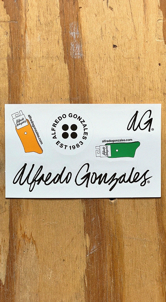 AG Logo Sticker Sheet | Alfredo Gonzales